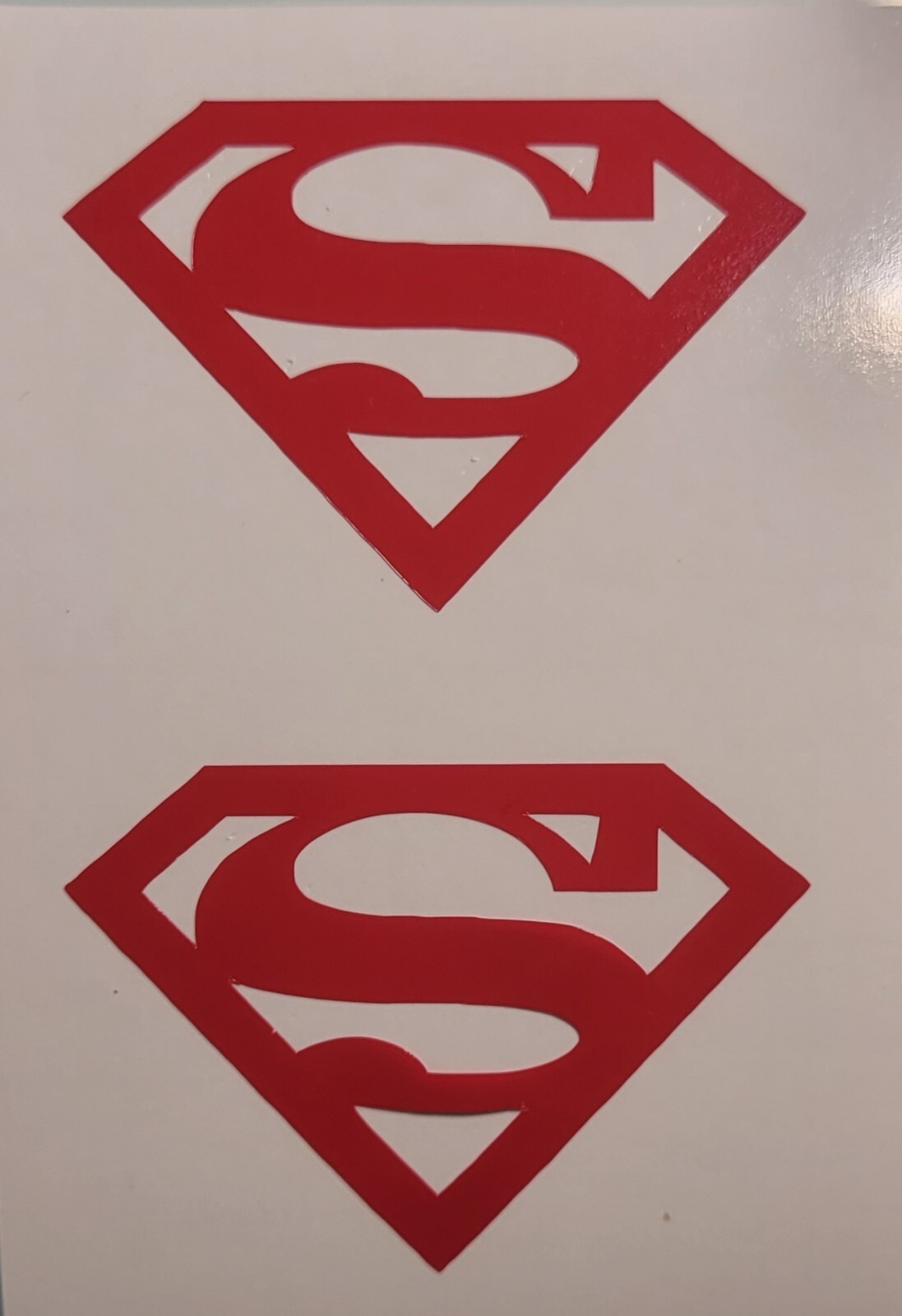 2 Superman Vinyl Decal, Bumper Sticker, JDM for Car Windows Truck ...