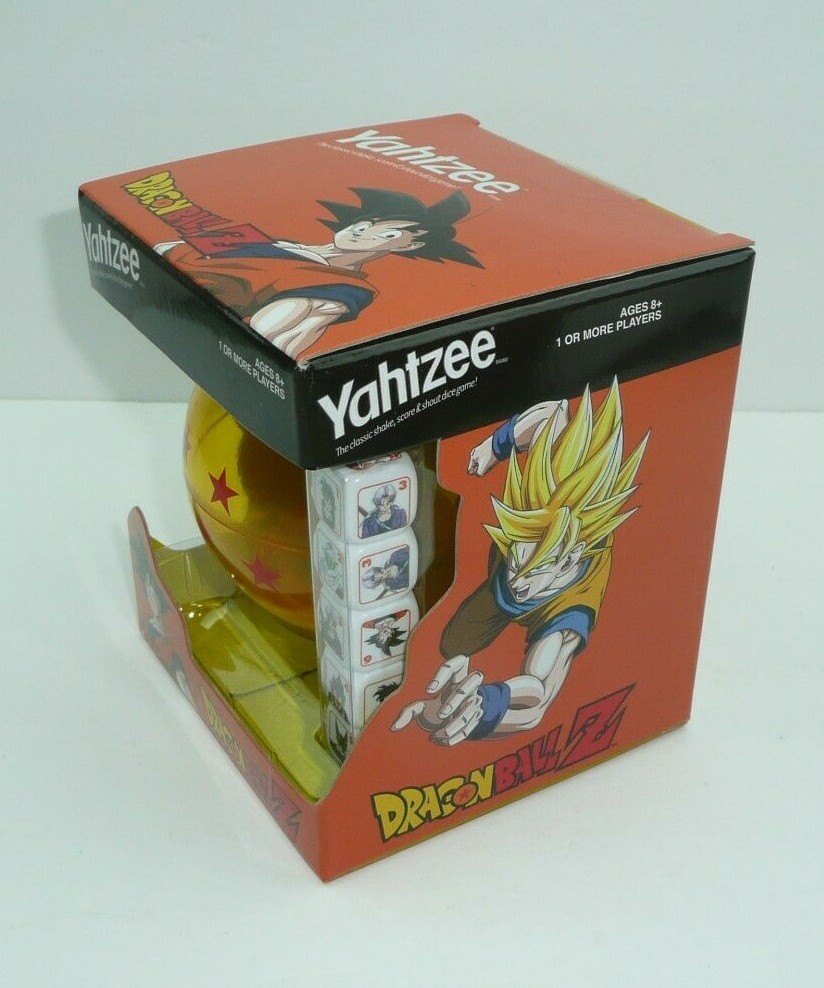 Dragon Ball Z Yahtzee Game Special Dice Hasbro Dragonball Travel Game ...