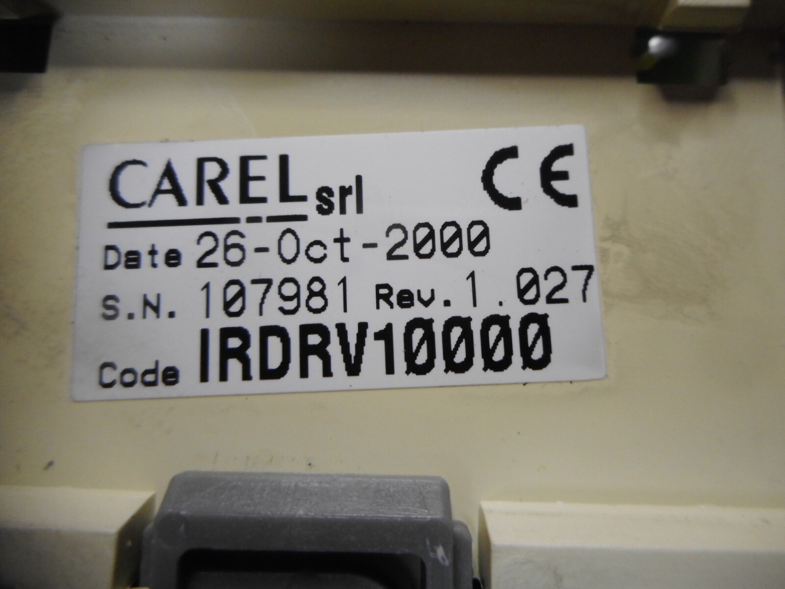 CAREL IR Series UNIVERSAL CONTROLLER PT100 24-220AC Supply ...