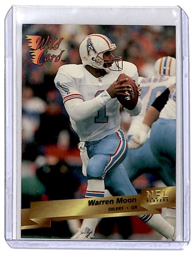 1993 Wild Card Warren Moon Houston Oilers #130 | eBay