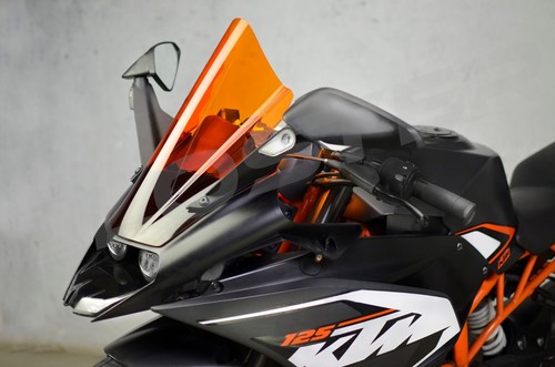 Course Brise Windshield Écran Piste Jour Double Bulle KTM RC 125 (14-21 ...