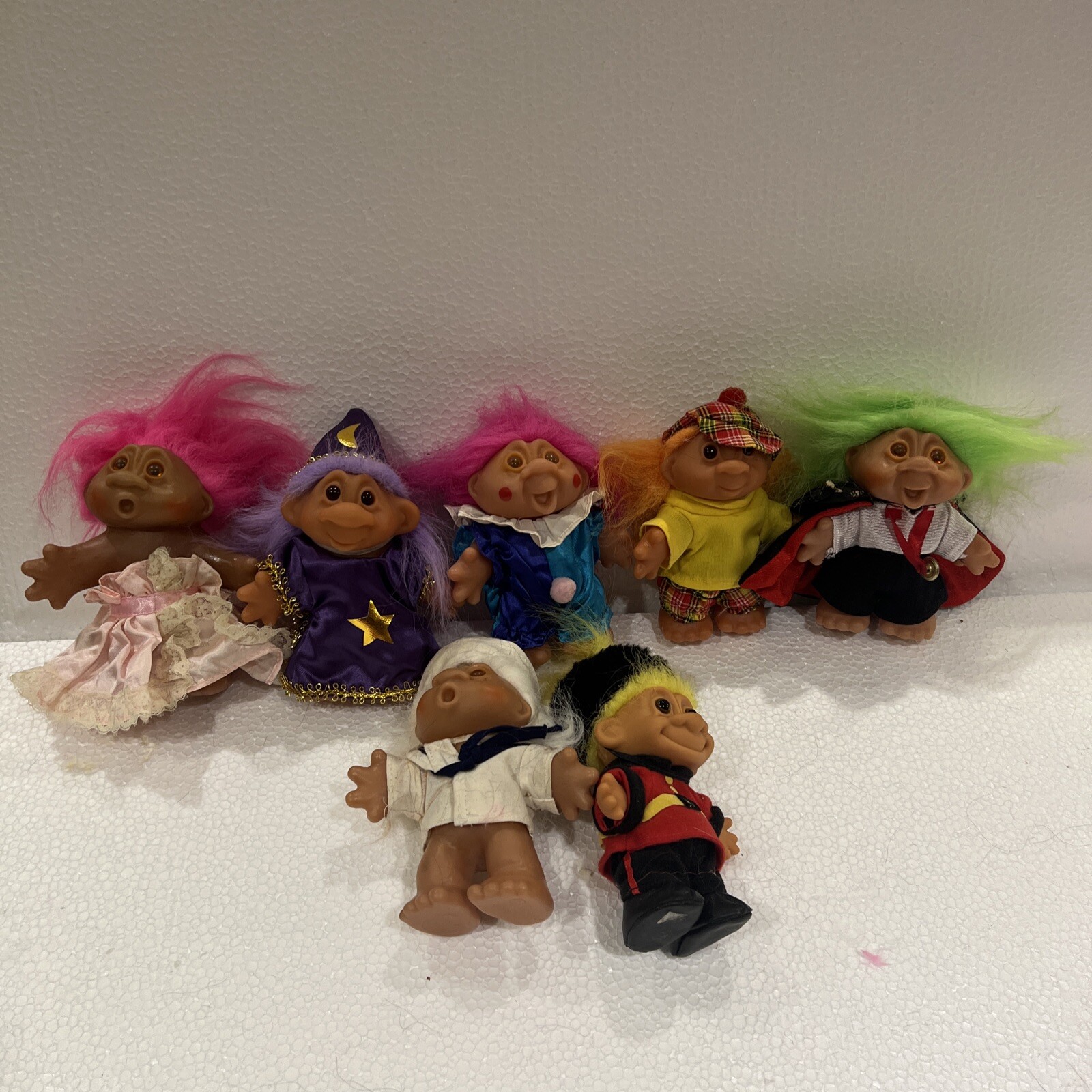 Vintage 1986 Troll Doll Lot of 82 Dam Troll Wood Box | eBay