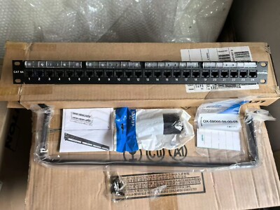 LEVITON CAT 6A586-U24 6A586-U24 eXtreme 6+ Universal Patch Panel NEW ...