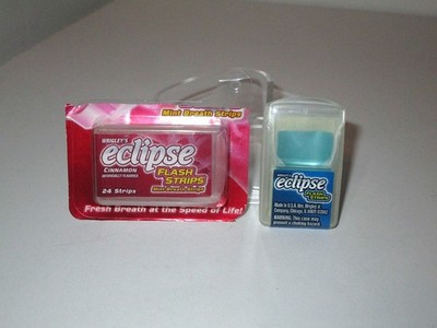 Vtg 2002 Wrigley's Eclipse Flash Strips Breath Mint Pack Cinnamon ...