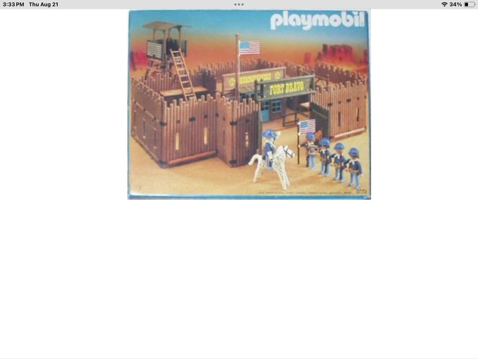 Playmobil Fort Bravo Set 3773 - Western, Civil War, Retired - Complete ...