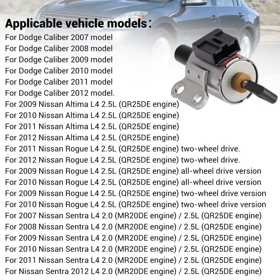 Transmission Stepper CVT Step Motor for Nissan Altima Rogue Sentra ...