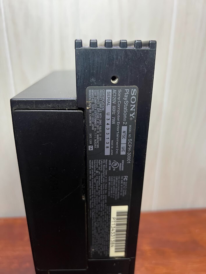 Sony PlayStation 2 PS2 Fat SCPH-30001 Console Only -PARTS/REPAIR ...