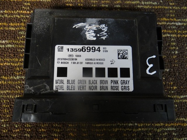2016 Chevy Malibu BCM Body Control Module 13596994 for sale online | eBay