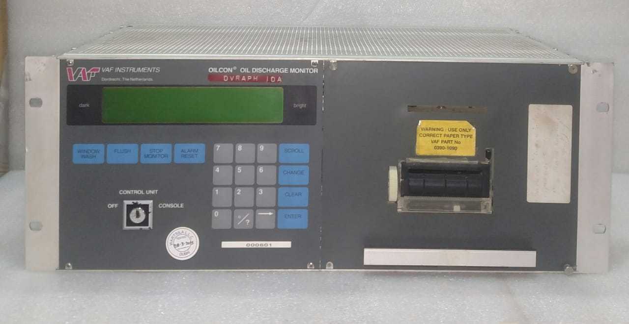 VAF Instruments ODME MK5 Oil Discharge Monitor 95-250VAC Oilcon Control ...