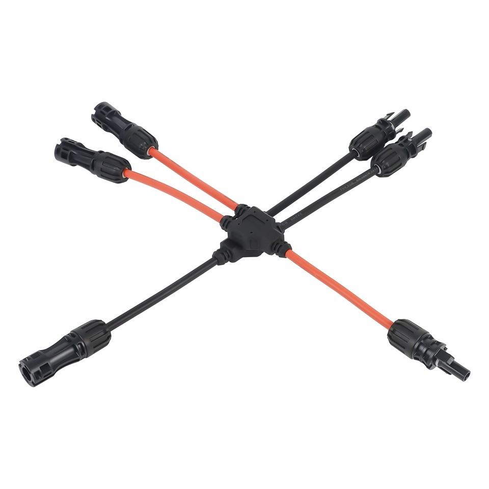 Solar Panel Y Branch Cable Connection Waterproof Adapter Connector ...
