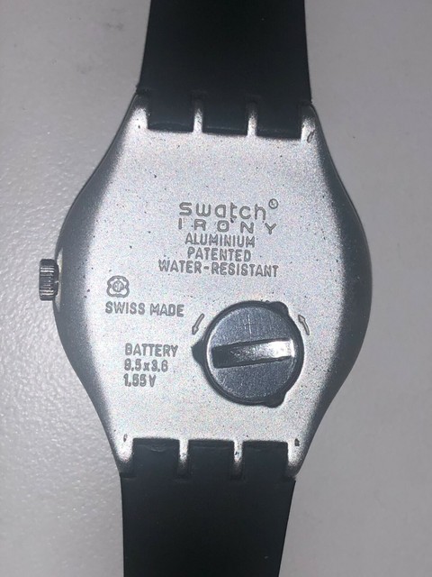Swatch IRONY VIP CASE GENTLEMENS IRONY VIP CASE Men QU Wristwatch #S547 ...