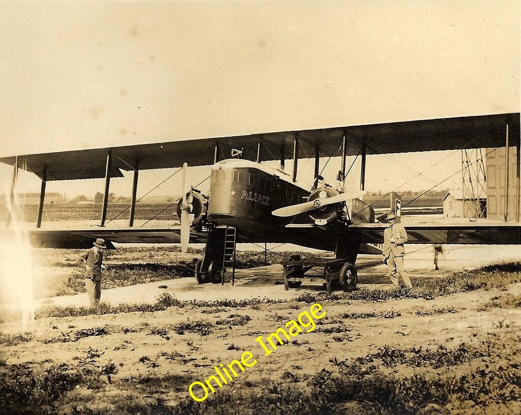 Photo 6x4 Croydon Airport Purley The aircraft may be a Farman Goliath ...