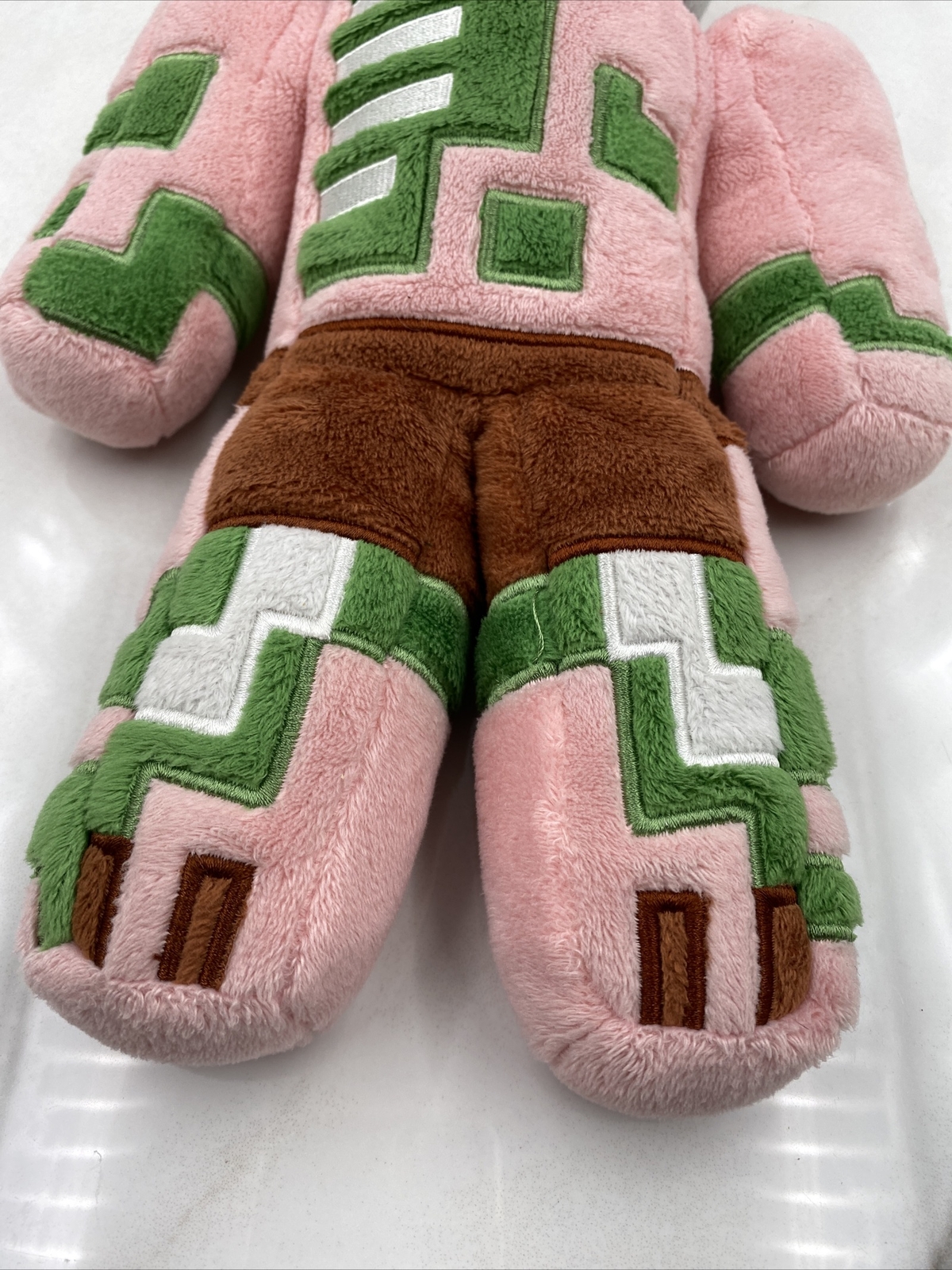 Minecraft 12 Zombie Pigman Plush Stuffed Animal Jinx Kids Toy for sale ...