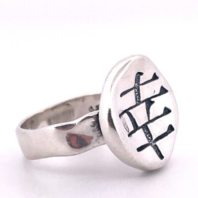 Carolyn Pollack Sterling Silver 925 “Joy” Chinese Symbol Ring Size 11 ...