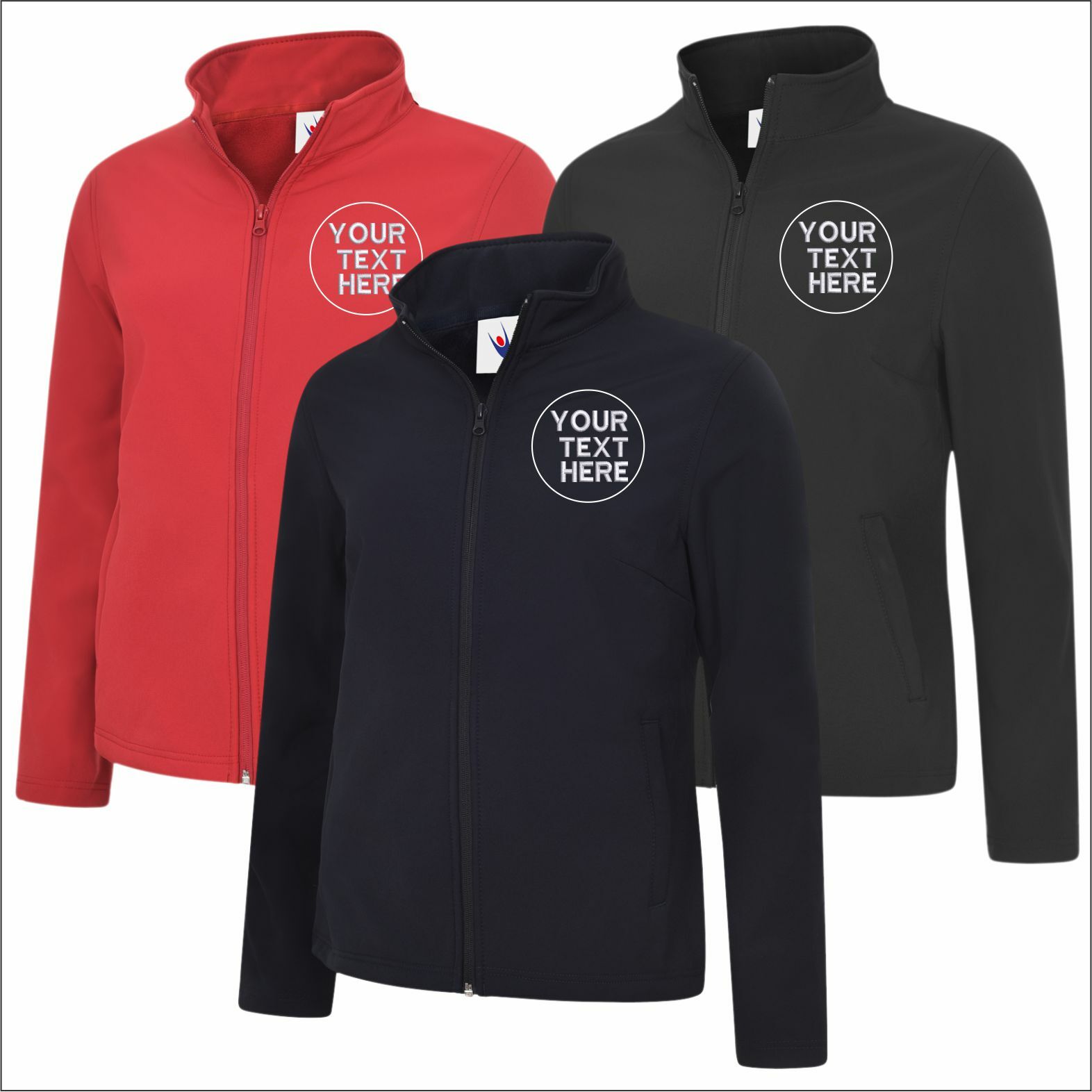 Personalised Ladies Softshell Jacket Embroidered Uneek UC613 Custom Workwear TOP | eBay UK