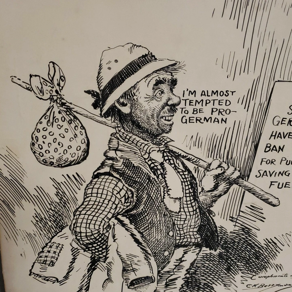 American Neutrality Ww1 Political Cartoon