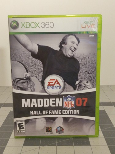 Madden NFL 07 Hall of Fame Edition 2005 2 disc set X-Box 360 ...