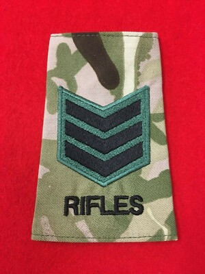 Quality Rifles SGT MTP Combat Rank Slide Multicam Sergeant SGTCombat ...