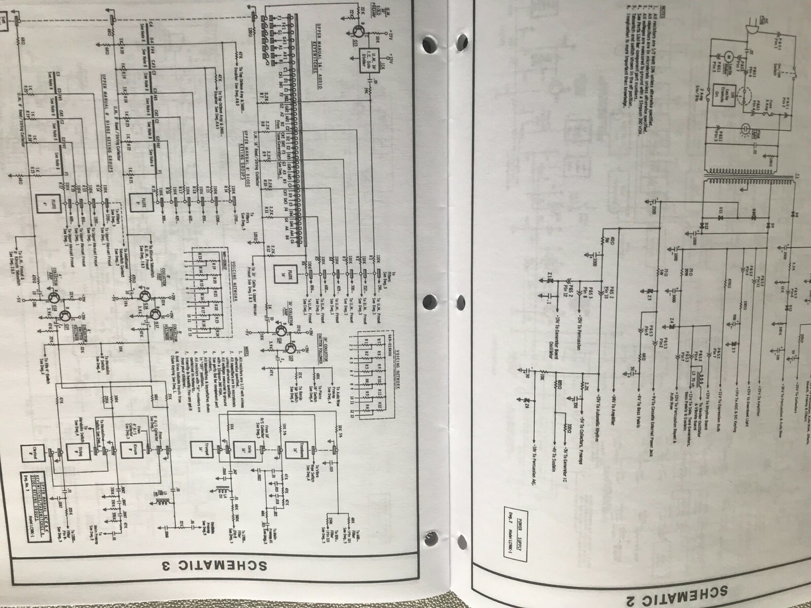 Lowrey Organ Service Manual Model HR88, HR98, TBO-1, LC98K-1 (Pick 1 ...