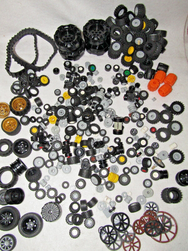 LEGO Black Tire Wheel Rim Large Small City MOC Car Truck TECHNIC ...