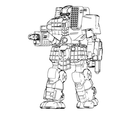 Black Watch BKW-7R | CGL 1:265 Scale BattleMech | Battletech Miniature ...