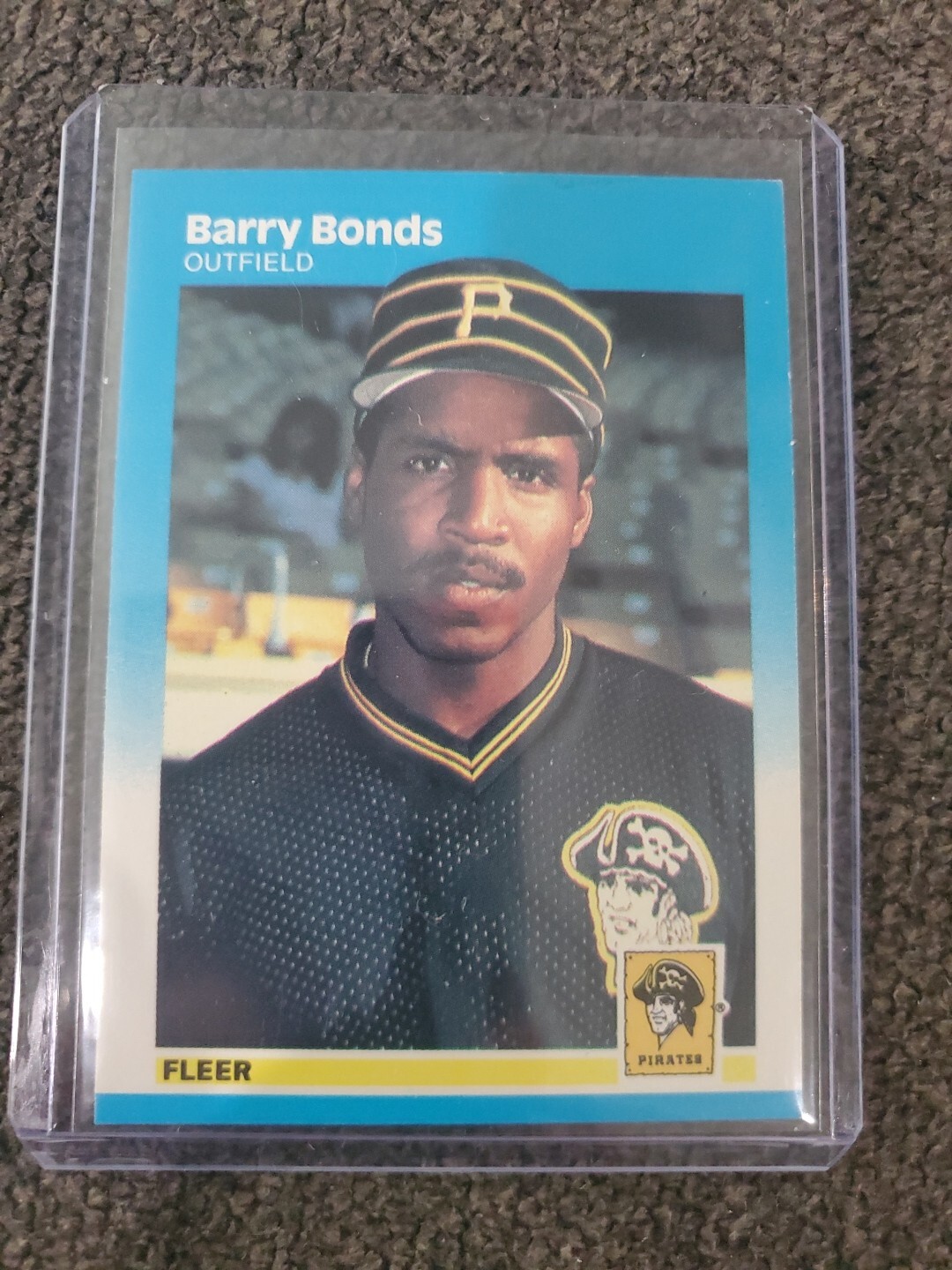 1987 Fleer Barry Bonds Rookie Card RC #604 Pittsburgh Pirates Very Nice ...