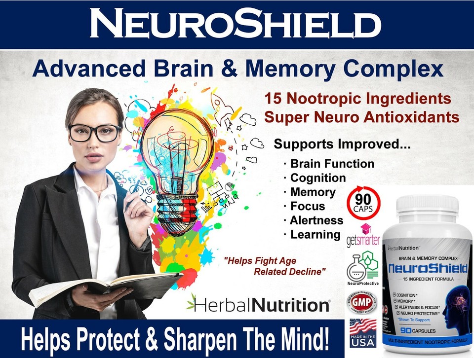 Brain Booster Supplement for Brain and Memory Cognition, Bacopa ...