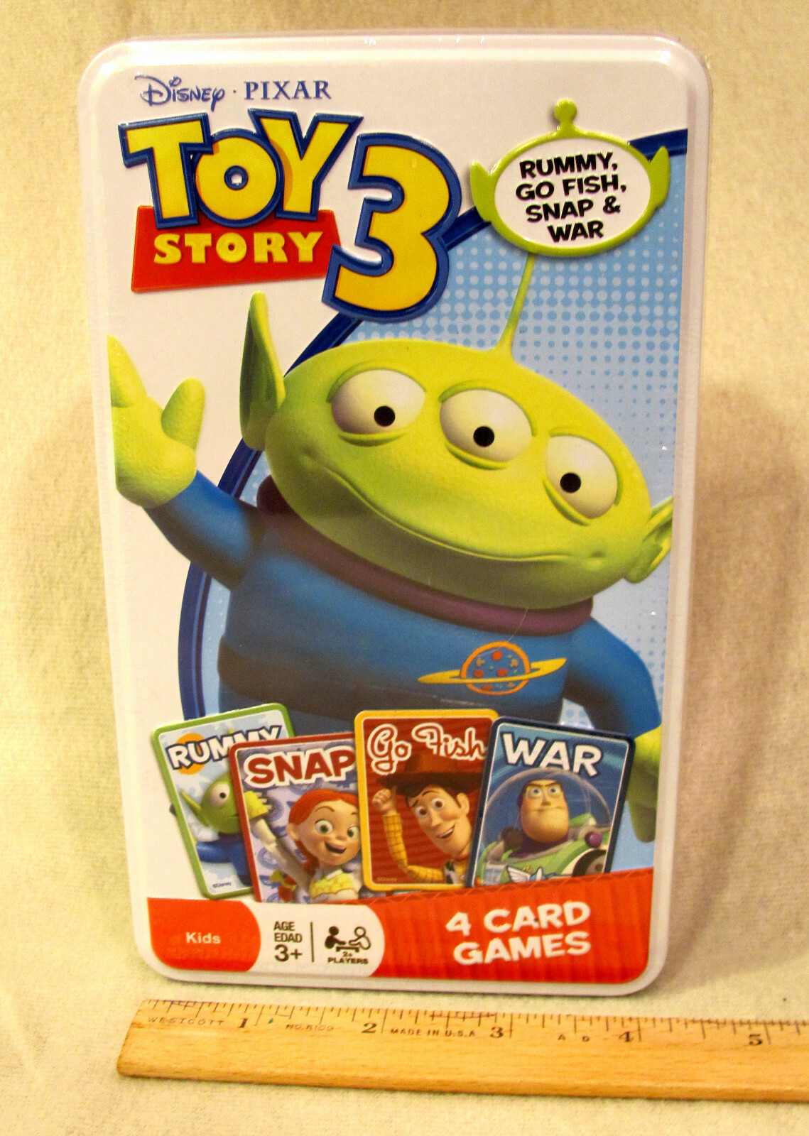 TOY STORY 3 CARD GAMES (4) COMPLETE IN TIN BOX NEW | eBay