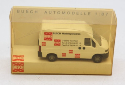 BUSCH - 1:87 HO - 47302 - Fiat Ducato " Busch" - NEUF | eBay