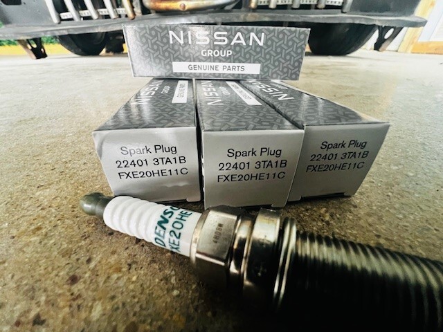 GENUINE NEW OEM SPARK PLUG SET (x4) DENSO. FOR ROGUE AND ALTIMA 22401 ...
