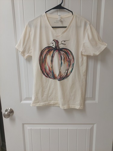 Next Level V Neck Fall Tee Women's Small Great Condition! | eBay