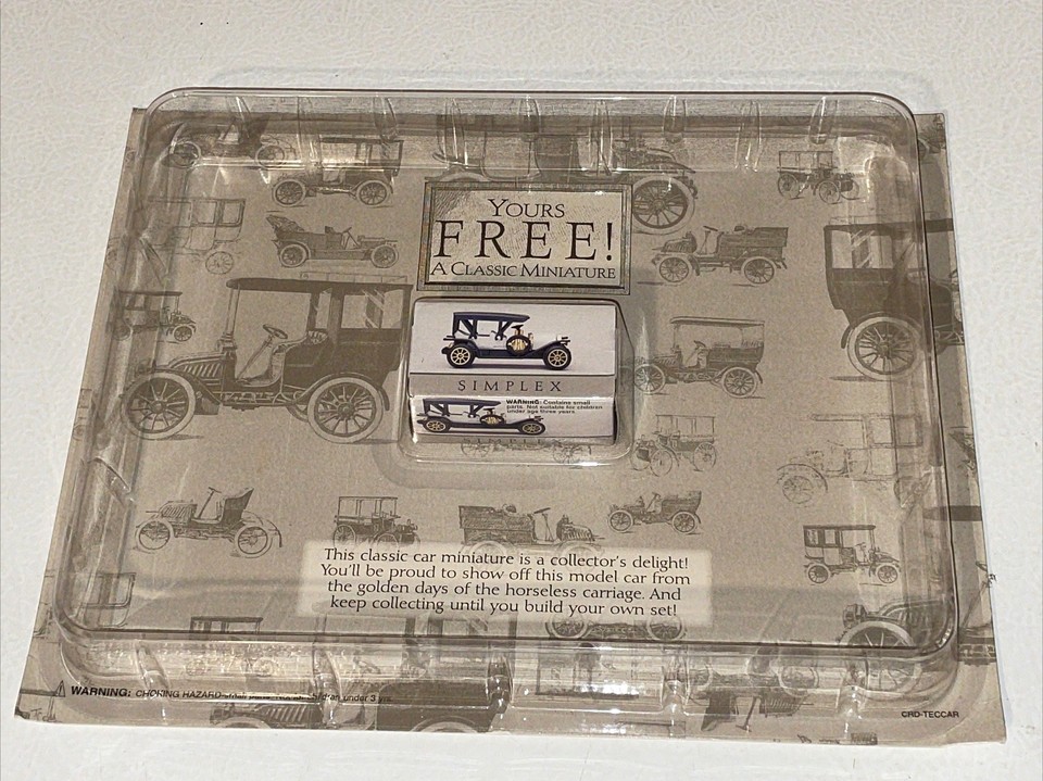 1999 Readers Digest Model Cars Ford Model T, Simplex, Oakland, Pierce ...