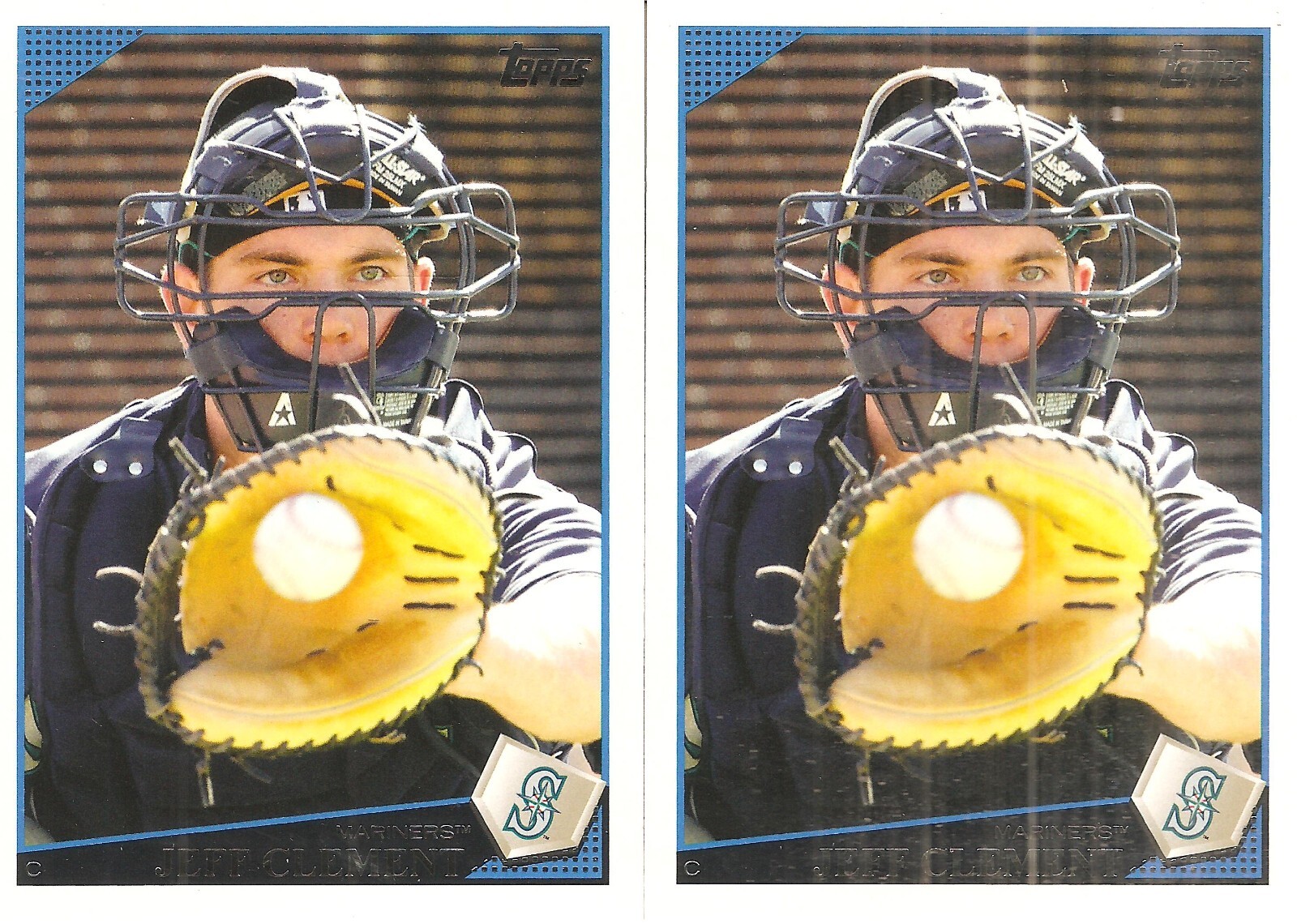 2 CARD BASEBALL CARD LOT OF JEFF CLEMENT 849 | eBay