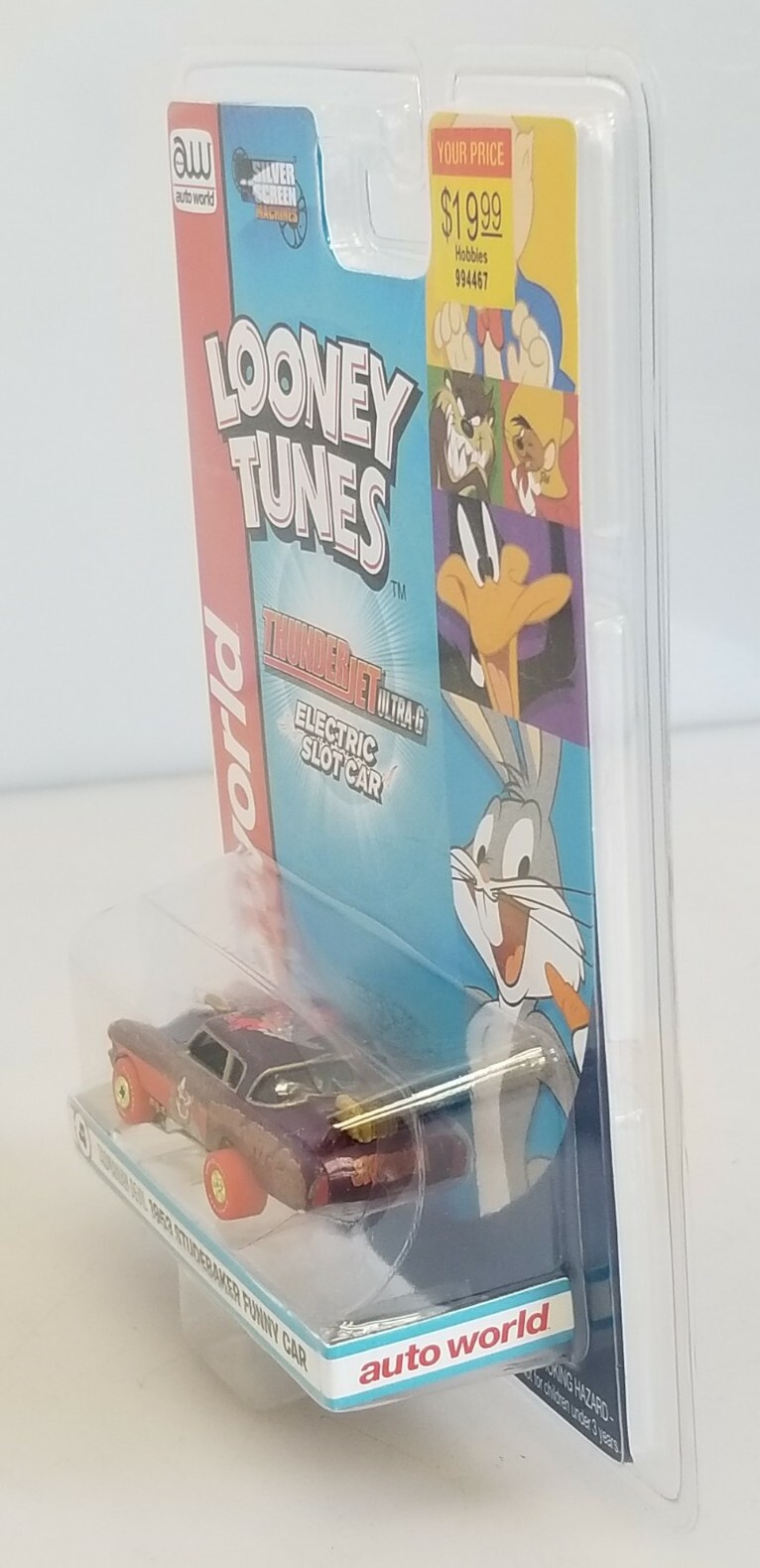 Auto World Looney Tunes Tasmanian Devil 1953 Studebaker Funny Car #4 HO ...