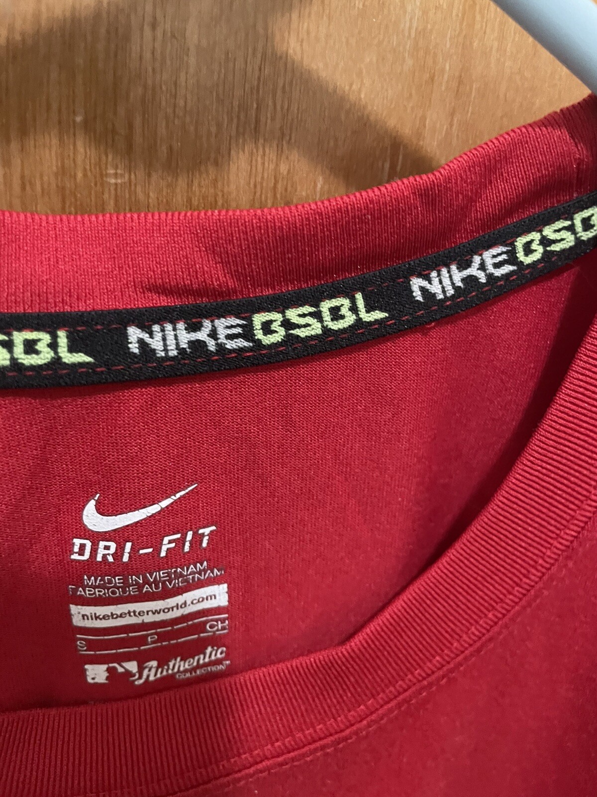 St Louis Cardinals MLB Nike Dri Fit T Shirt Mens Size S Red Nike BSBL STL | eBay