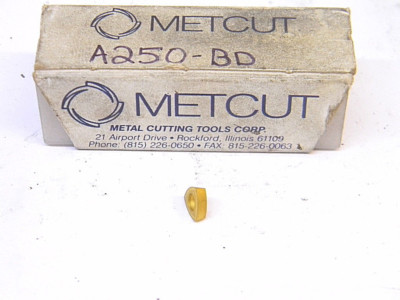 NEW SURPLUS 3PCS. METCUT A250-BD CARBIDE INSERTS | eBay