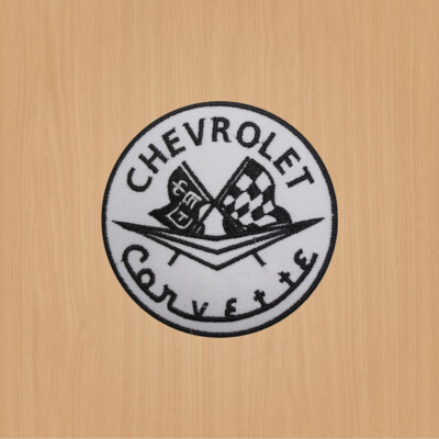 embroidery patch, Iron on patch,sew on patch, Chevrolet Corvette patch ...