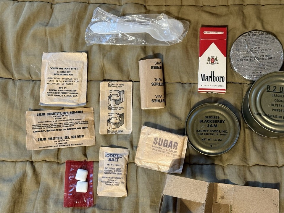 Original Vietnam War U.S. Army / Marine MCI C Ration For Display ...