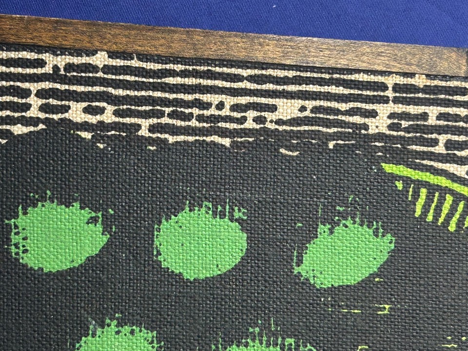 Tom Tru Corp Art Screen Print Fabric Lambertville NJ Cannon Balls USA ...