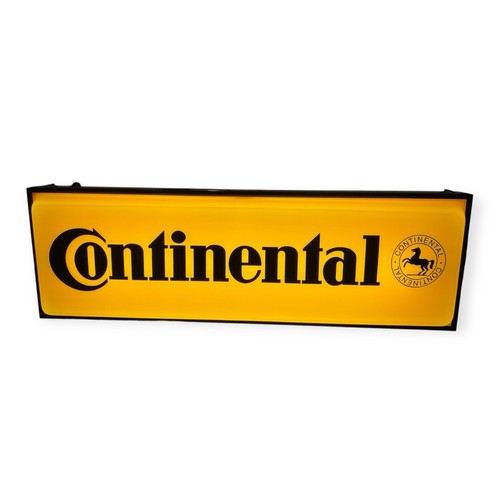 RARE! Vintage Continental Tire Sign Two Sided Light Up Sign36"X12"X6 ...