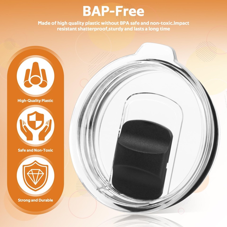 20oz Tumbler Lid,2 Pack Magnetic Replacement Tops for Yeti 20 oz ...