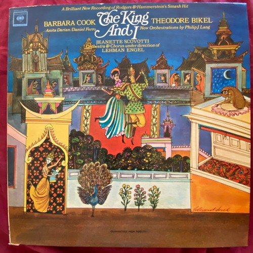 The King And I~Barbara Cook~Theodore Bikel~1960 Columbia Masterworks ...
