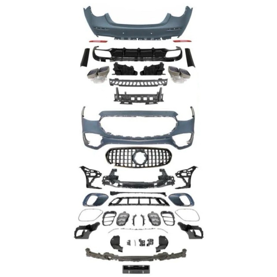 For 2021-2023 Mercedes S-Class W223 S500 S560 Facelift S63 AMG Bumper ...