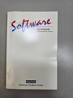 Rare Vintage Digital Equipment Corp DEC Software Handbook Winter/Spring ...