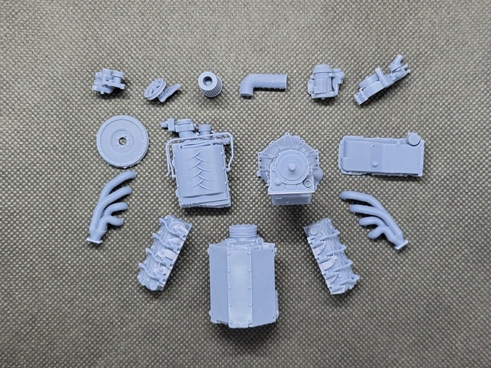LS3 LS1 Magnuson Supercharged model engine resin 3D printed 1:24-1:8 ...
