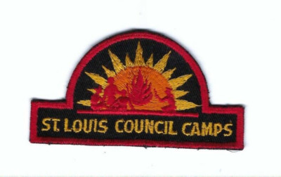 Boy Scout Patch St. Louis Council Camps hat shaped | eBay