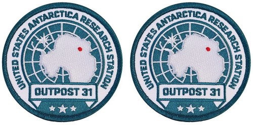 Antarctic Research Station Outpost 31 Patch | 2PC iron on or Sew 3.5"x3 ...