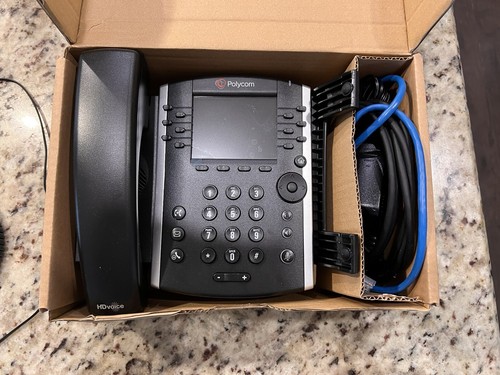 Polycom VVX 411 Corded 12 Line PoE Phone System | eBay