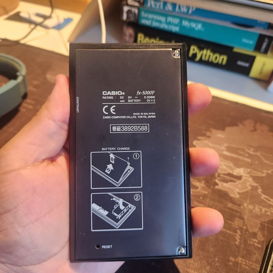 Casio FX‑5000F Programmable Scientific Calculator 1987 | eBay