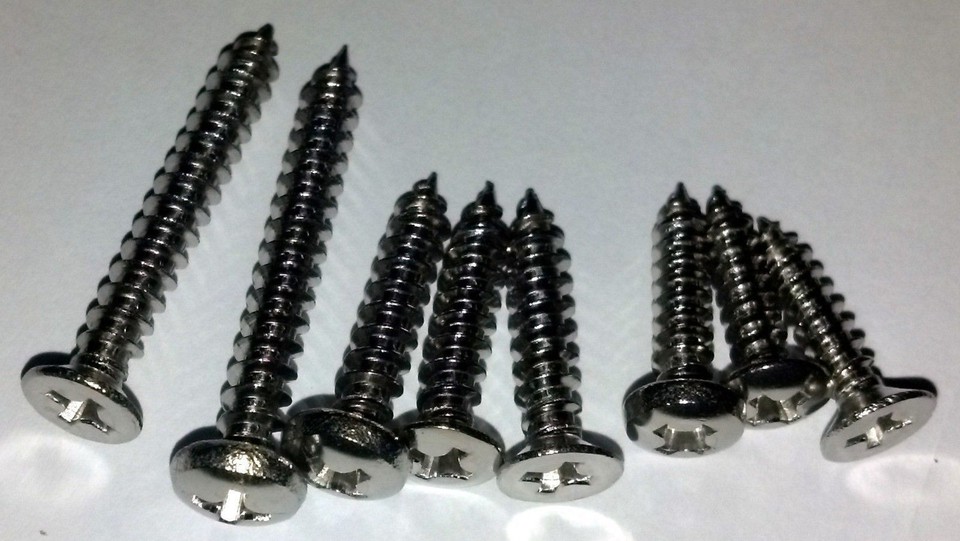 700 STAINLESS STEEL SCREWS KIT INTERIOR / EXTERIOR TRIM PAN FLAT OVAL ...